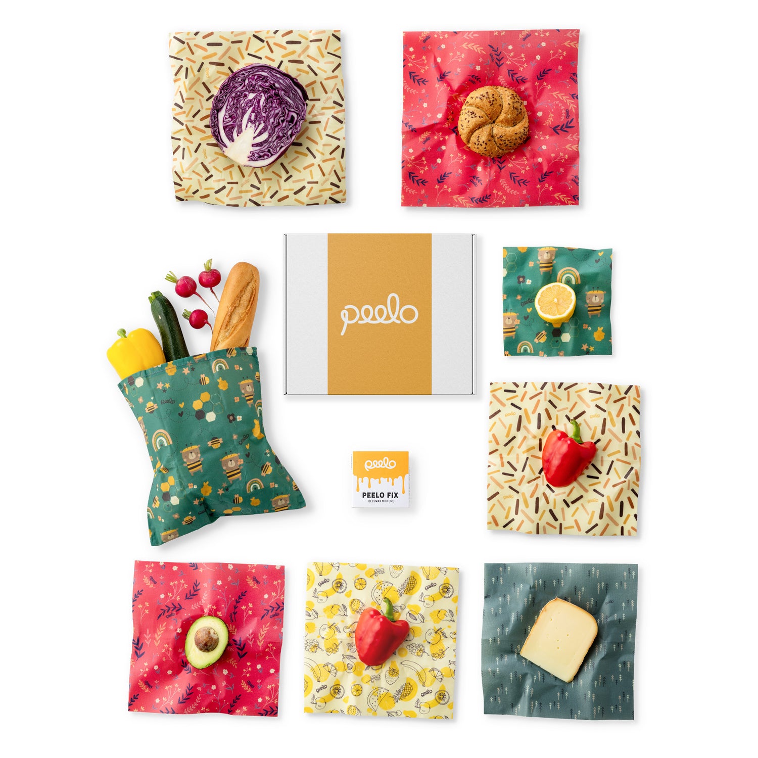 Peelo: Voskové ubrousky na potraviny ze Slovenska